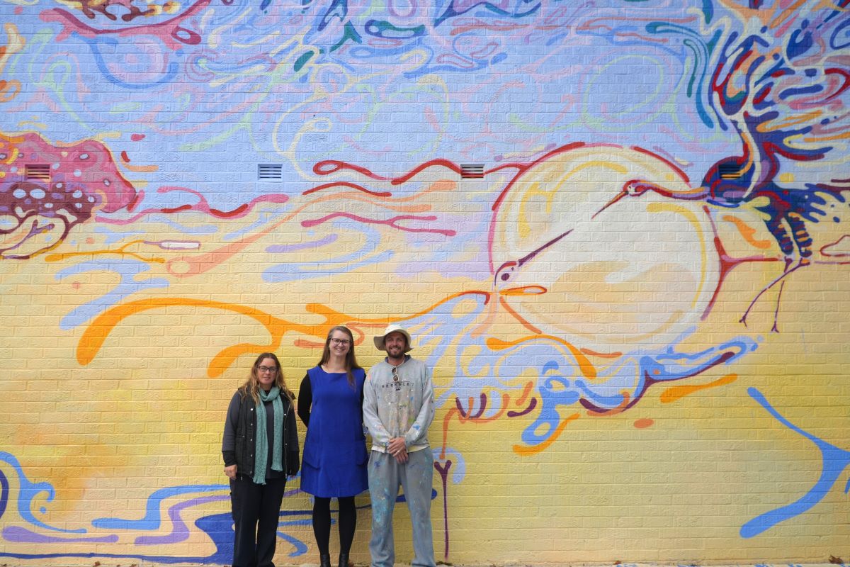 New Mural Creating Happy Dance On Johnston Street | Mirage News