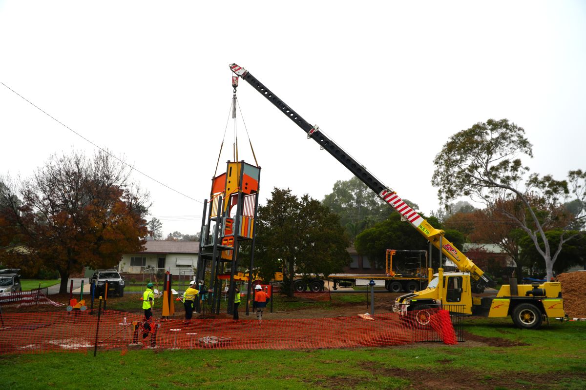 New Forest Hill Oval Playground Under Construction | The National Tribune
